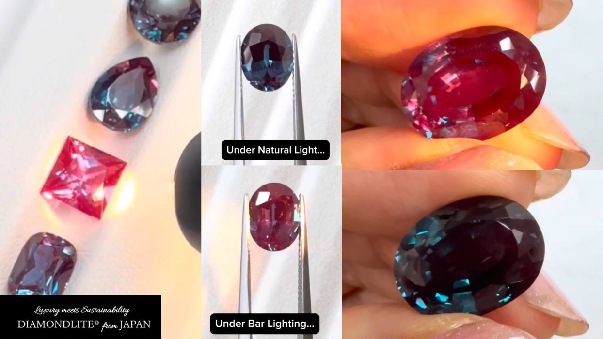 Lab Grown Recrystallized Alexandrite - Apple Green Diamond